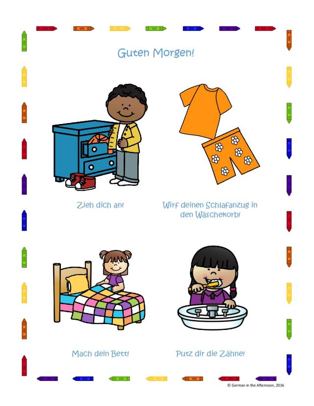Morning Routine | German in the Afternoon Activities