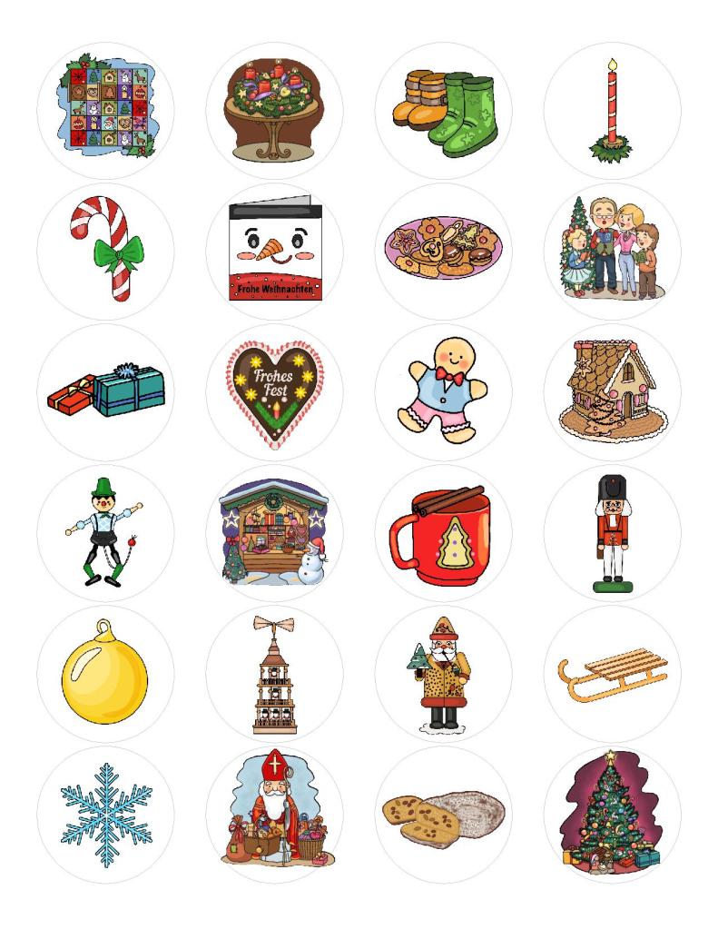 German Vocab Advent Calendar | German in the Afternoon Activities