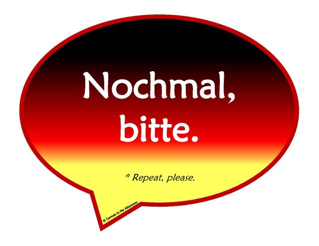 Useful Phrases for the German Classroom | German in the Afternoon ...