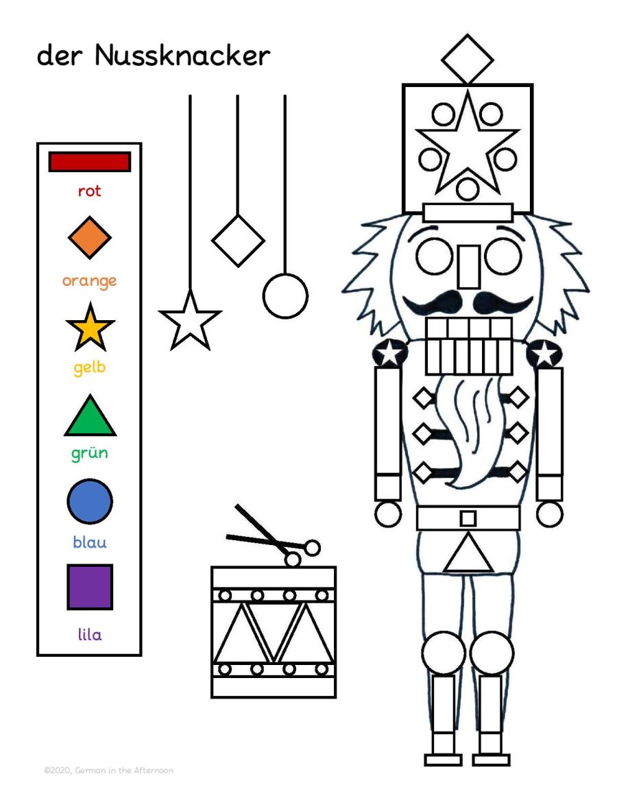 Coloring Pages | German in the Afternoon Activities