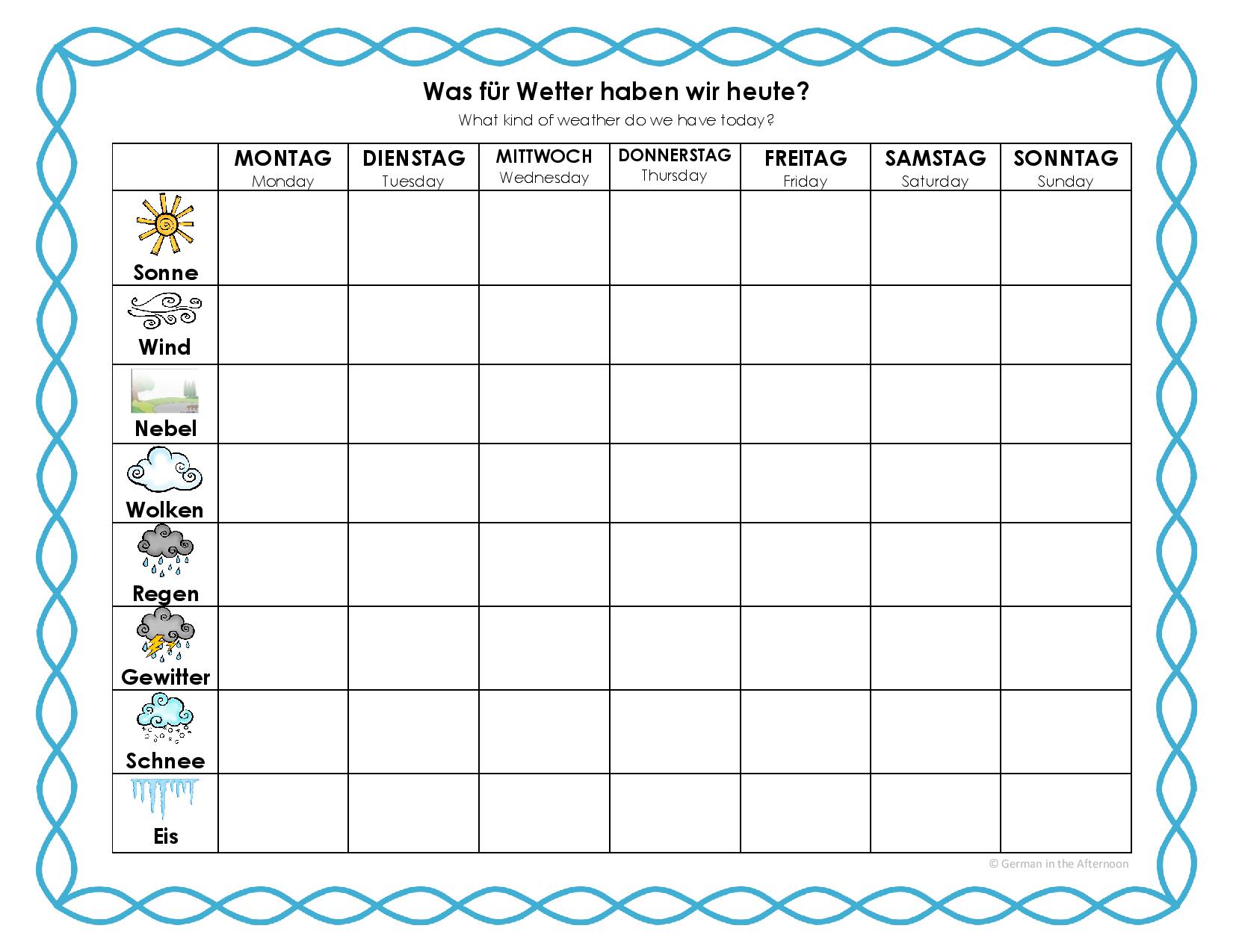 Coloring Pages | German in the Afternoon Activities