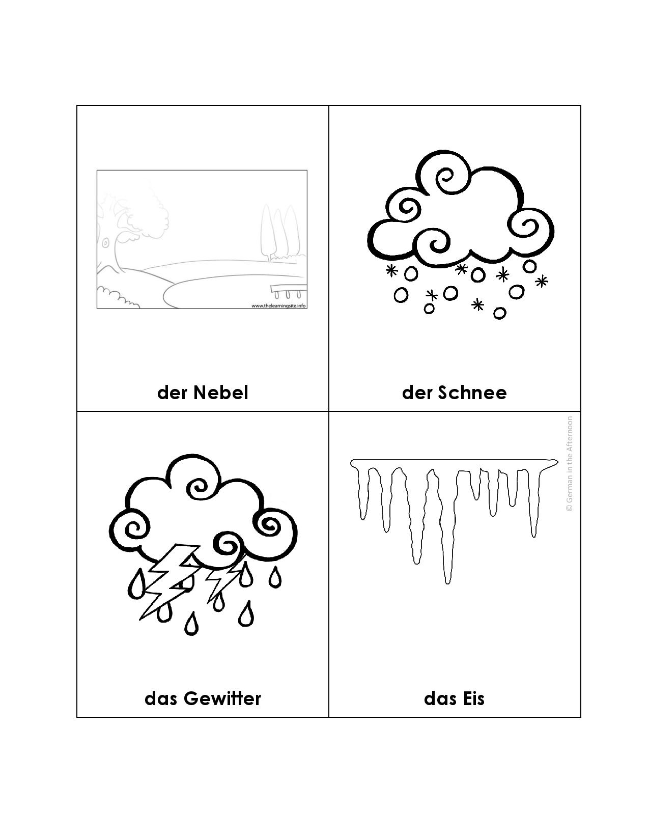 Coloring Pages | German in the Afternoon Activities